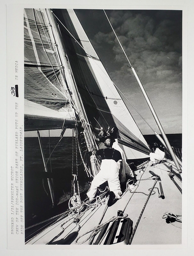 1989 Port Everglades Ft Lauderdale FL IOR Maxi Sailboat Finnish Vtg ...
