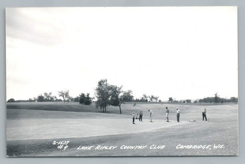 #9 Hole LAKE RIPLEY Country Club Golf Course RPPC Cambridge Wisconsin ...