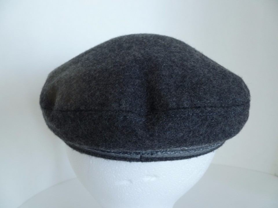Greek Fisherman Gray Wool Blend Hat Cap Dorfman Pacific Made in Greece ...