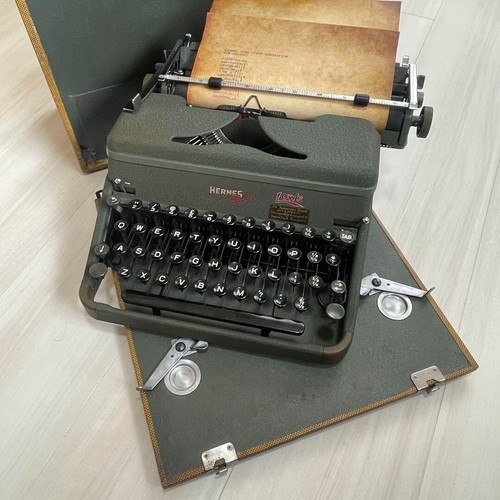 Hermes Typewriter 2000 1st Generation Swiss Made Operation Confirmed ...