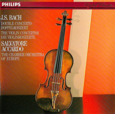 J.S. Bach - Salvatore Accardo - Double Concerto / The Violin Concertos ...
