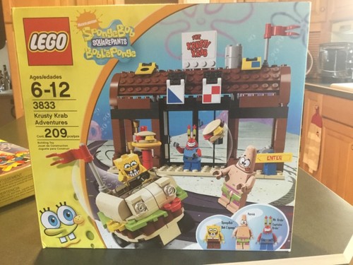 SpongeBob lego krusty krab 3833 adventures mr crab toy figure set ...