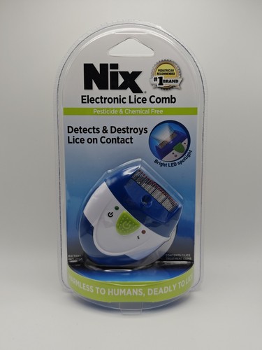 Nix Electronic Lice Comb Treatment Head Lice Removal Removes Lice ...