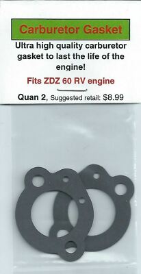 ZDZ 60 RV Carburetor/Intake Gasket 2 Pack-NIP | eBay