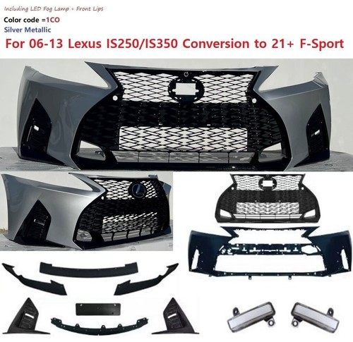 For 06-13 Lexus IS250 350 Conversion to 21+ F-Sport Front Bumper ...