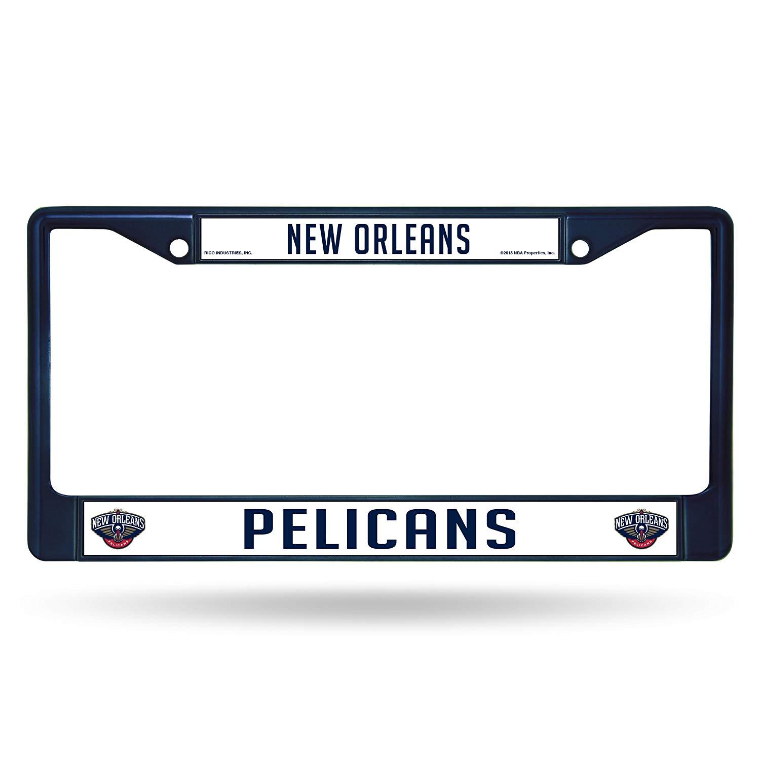 New Orleans Pelicans NBA Licensed Chrome Metal License Plate Frame | eBay