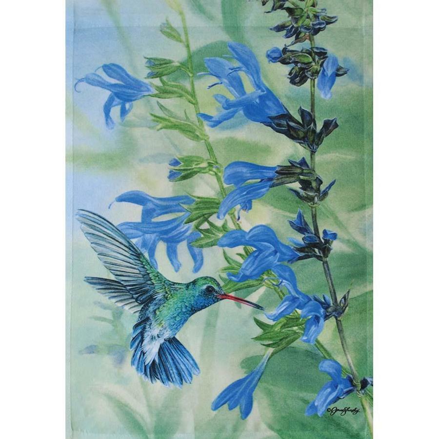 HUMMINGBIRD SAGE 12.5" X 18" GARDEN FLAG 11-3242-41 RAIN OR SHINE ...