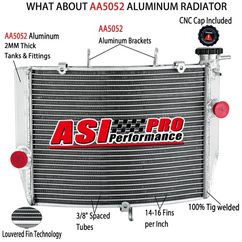 Aluminum Radiator For 2009-2020 2019 Kawasaki Ninja ZX6R ZX636 ABS ...