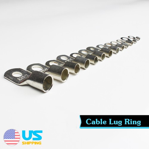 Battery Cable Lug End Copper Ring Terminal Solder Welding Wire ...