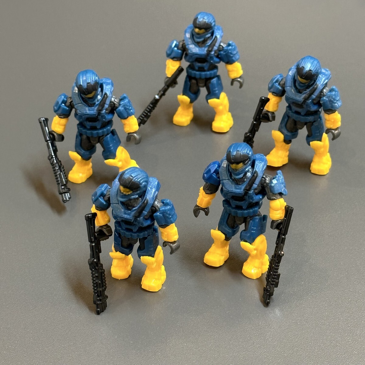 5x Mega Construx Halo UNSC Spartans GLB75 mini building Figures #2b | eBay