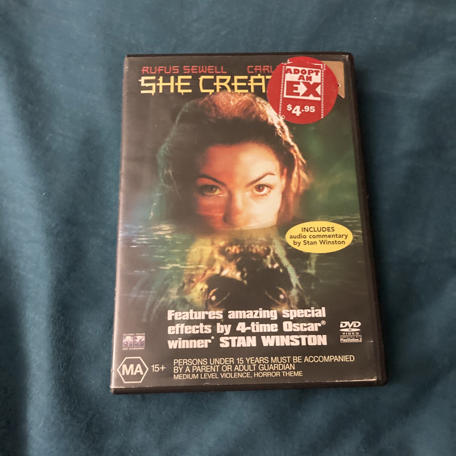 She Creature DVD Region 4 (2001 Rufus Sewell/Carla Gugino sci-fi horror ...