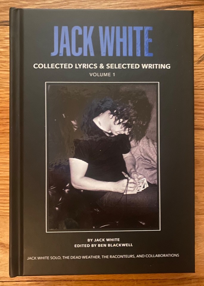 Jack White Signed Autographed Collected Lyrics & Selected Writing book ...