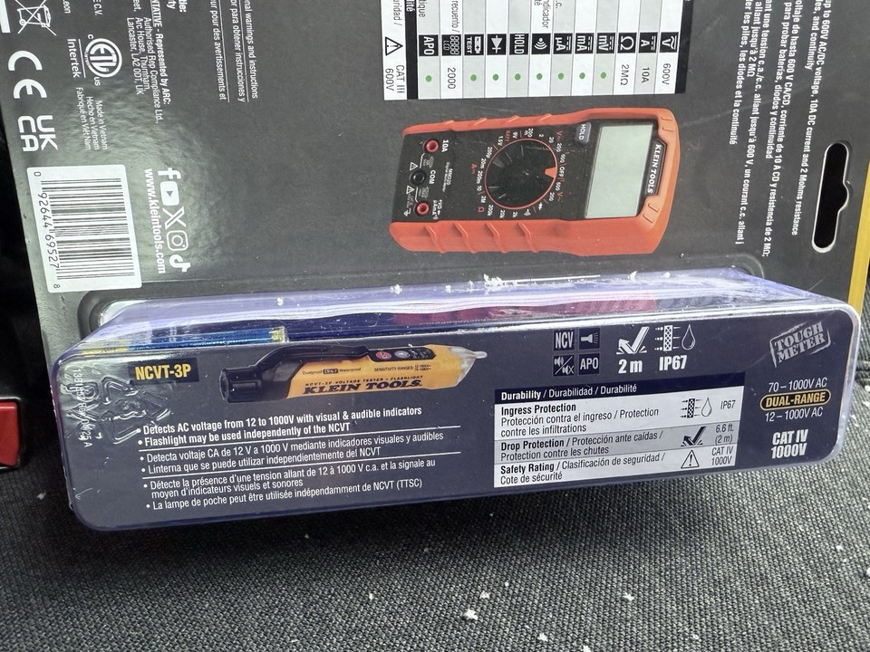 BRAND NEW UNOPENED Klein Tools Electrical Test Kit. Multimeter and NCVT ...