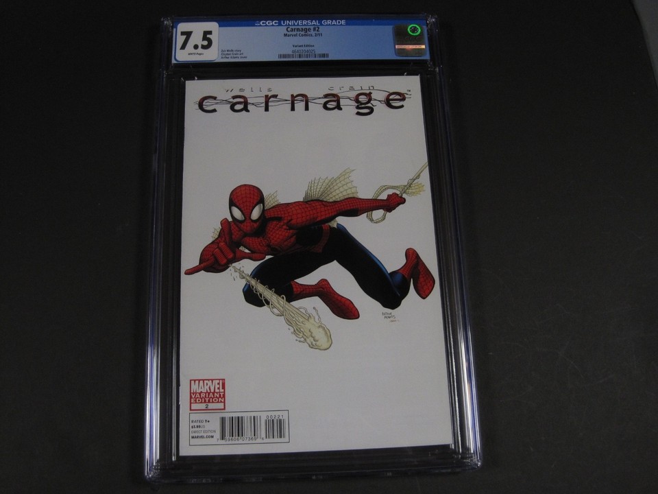 Carnage #1 + #2 Adams variants CGC 9.8/7.5 | eBay UK