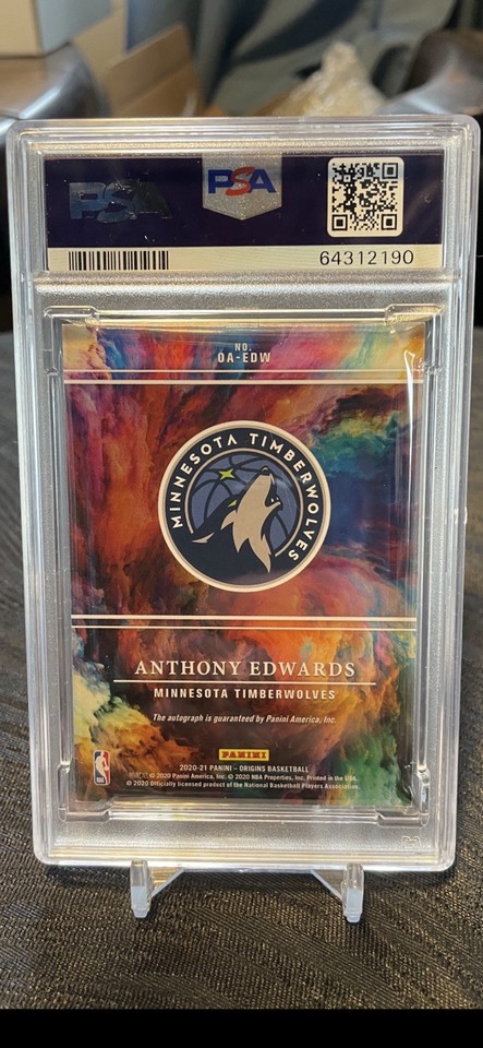 Ant-Man! Anthony Edwards 1/1 GOLD INK! Autograph is graded PSA 10 ...