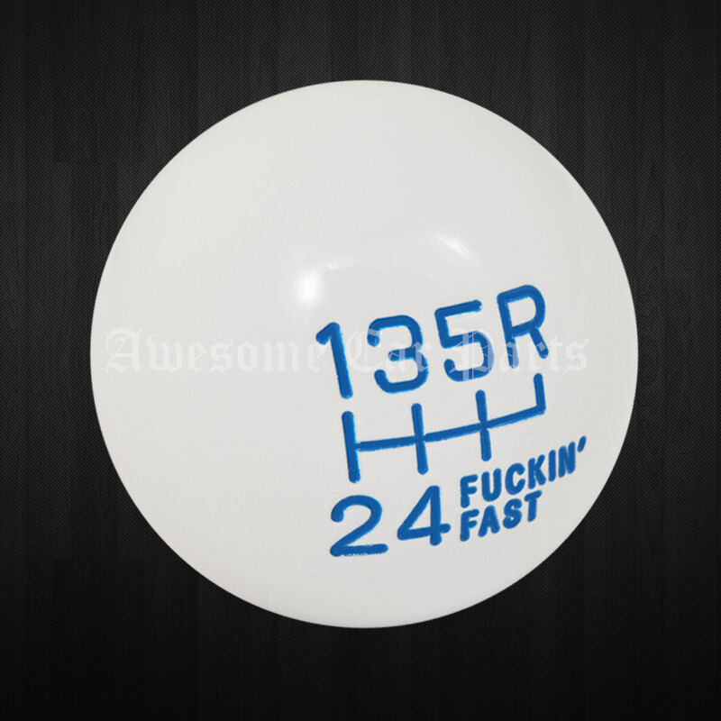 For Chevy Shift Knob F'Ing Fast Vintage Lever Round Ball M8 M10 M12 Kit ...
