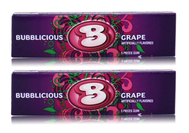 Bubblicious Watermelon Wave Bubble Gum 18 Packs 5ct per Pack 90 PC ...