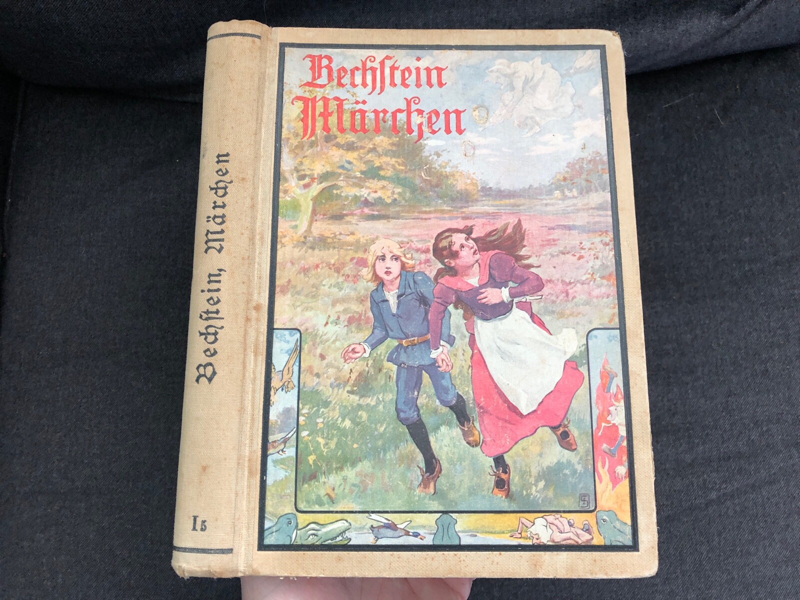 Vintage GERMAN BOOK Storybook by Ludwig Bechltein COLOR ILLUSTRATED ...
