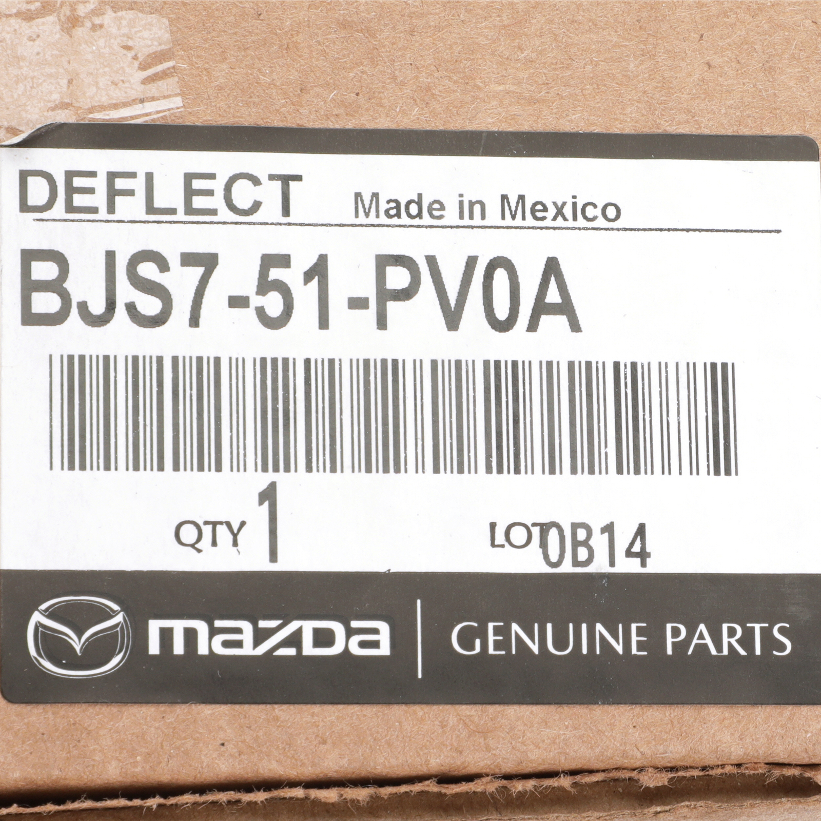 OEM NEW Genuine Mazda 3 Rear Passenger Side Lower Stone Deflector BJS7 ...