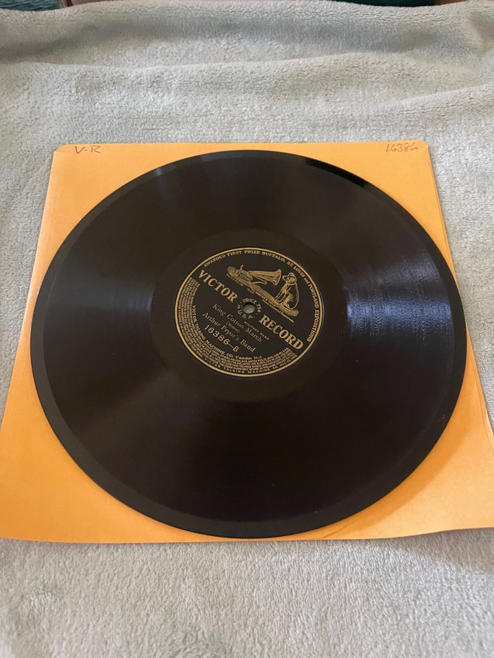 VICTOR Record 78 rpm 16386 OFFICER OF THE DAY MARCH / KING COTTON MARCH ...