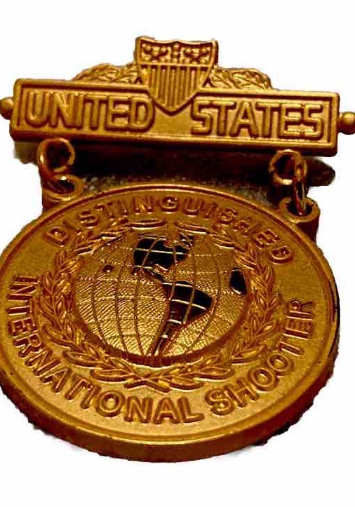 United States International Distinguished Shooter Badge Rifleman ...
