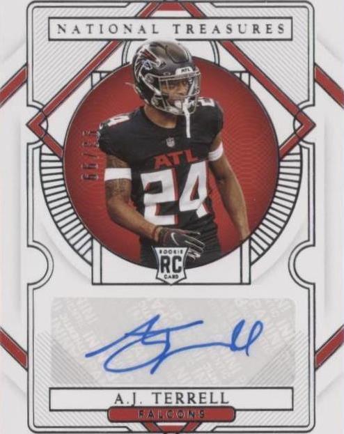 2020 Panini National Treasures - Rookie Signatures A.J. Terrell #102 / ...