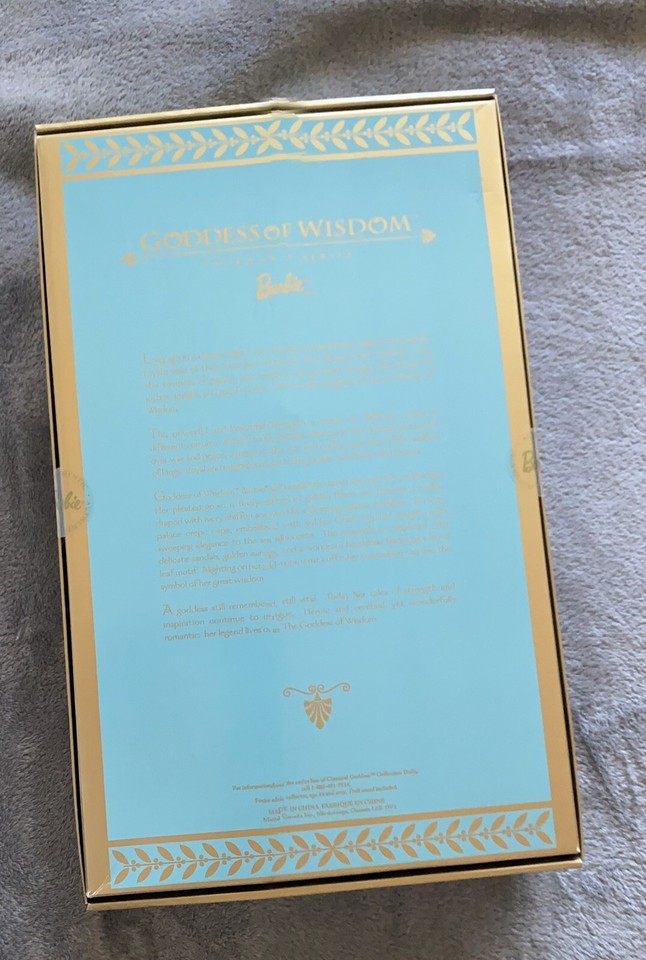 Barbie Goddess Of Wisdom Classical Goddess Collection Third in series ...