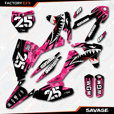 Pink Savage Camo Racing Graphics Kit fit KTM 16-18 sx sxf xc xcf 125 ...