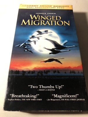 Winged Migration (2003) VHS Documentary Jacques Perrin 43396002401 | eBay