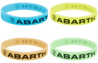 ABARTH Wrist Band NEW Baller Band Silicone Rubber Wristband Wristbands ...