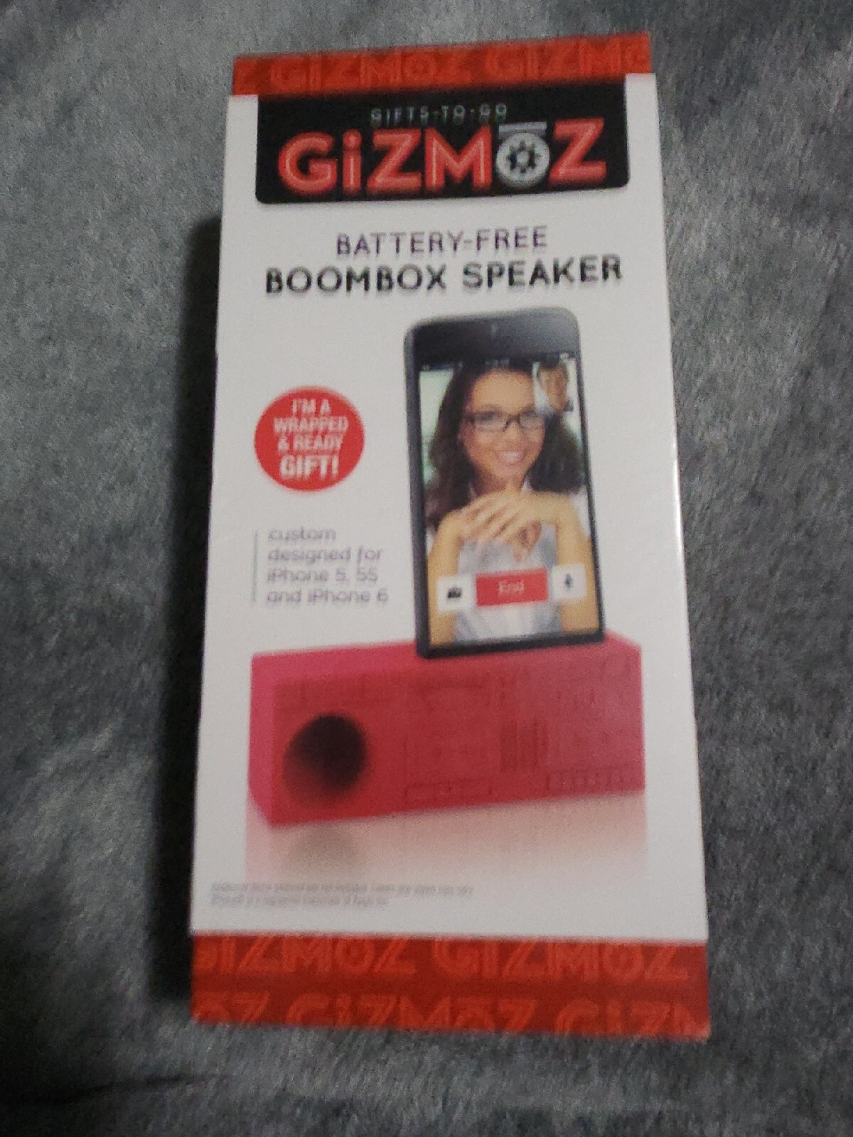 Gizmoz Battery Free BoomBox Speaker Gift Wrapped 895007005123| eBay