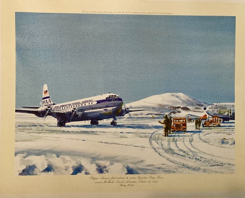 PAN AM Airlines 9 Print Set Historic First Flights Pan American ...