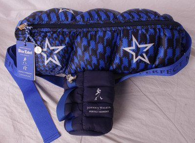 NEW Johnnie Walker Blue Label Ice Chalet limited edition bag & can ...