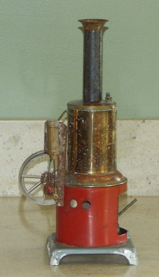 Vintage Antique Weeden ? Vertical Live Steam Engine Model Upright Toy w ...