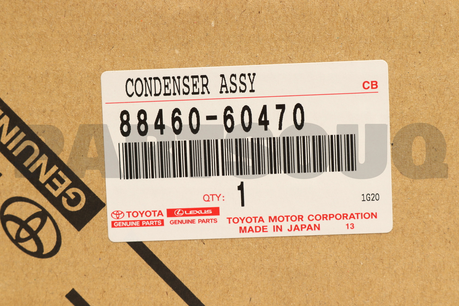 8846060470 Genuine Toyota CONDENSER ASSY, COOLER 88460-60470 | eBay ...