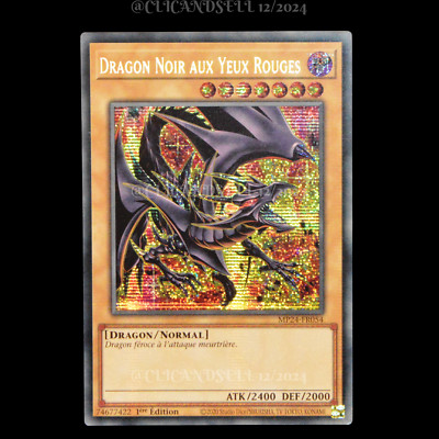 carte YU-GI-OH! Dragon Noir aux Yeux Rouges : MP24-FR054 PSE | eBay
