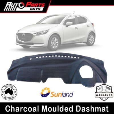 Fits Mazda 2 DJ DL 2014 2015 2016 2017 2018 2019 - 2025 HUD Charcoal ...