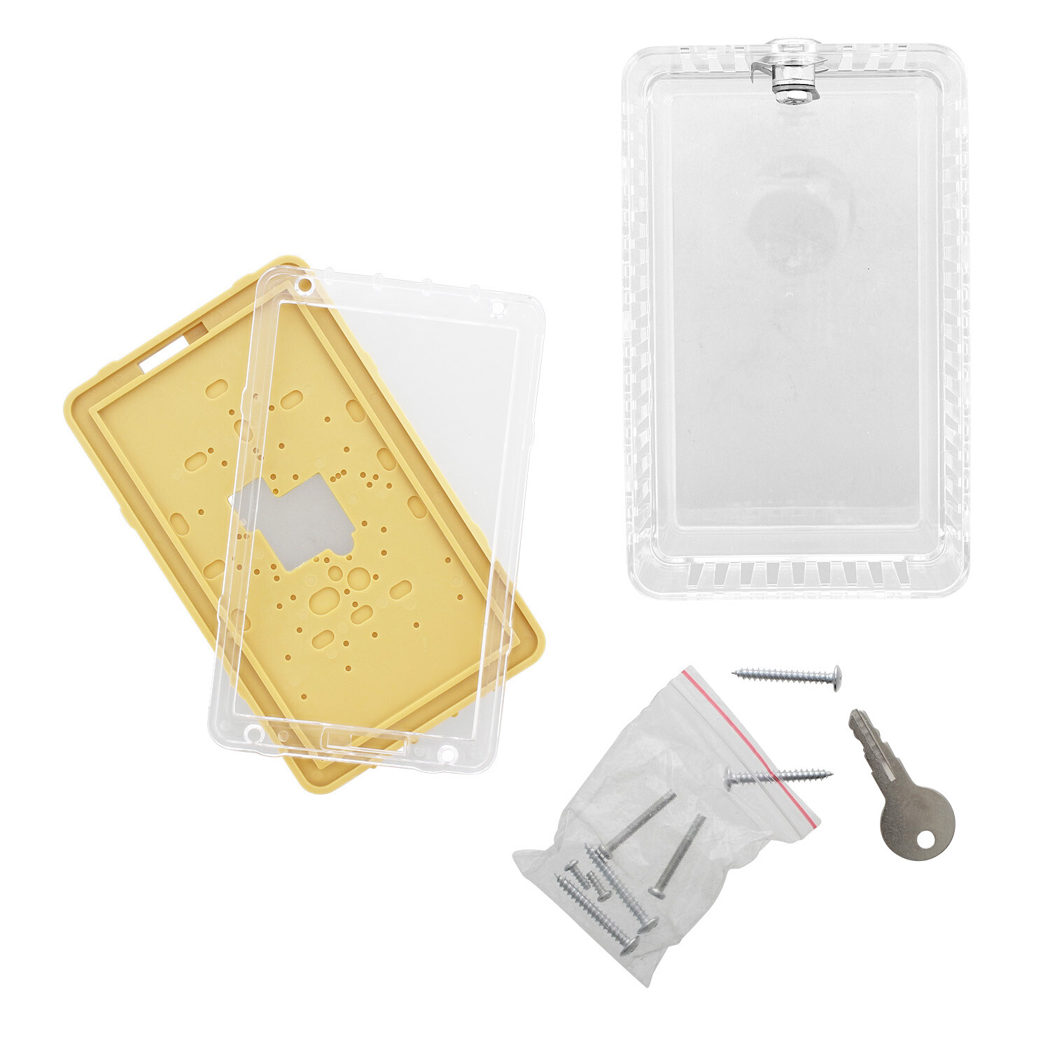 BISupply AC Thermostat Cover with Lock M 1pk - Wall AC Panel Lock Box ...