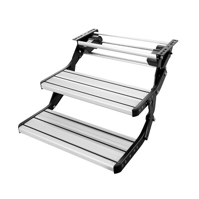 VEVOR RV Steps 2-Step Electric Retractable RV Stairs 440 LBS RV Trailer ...