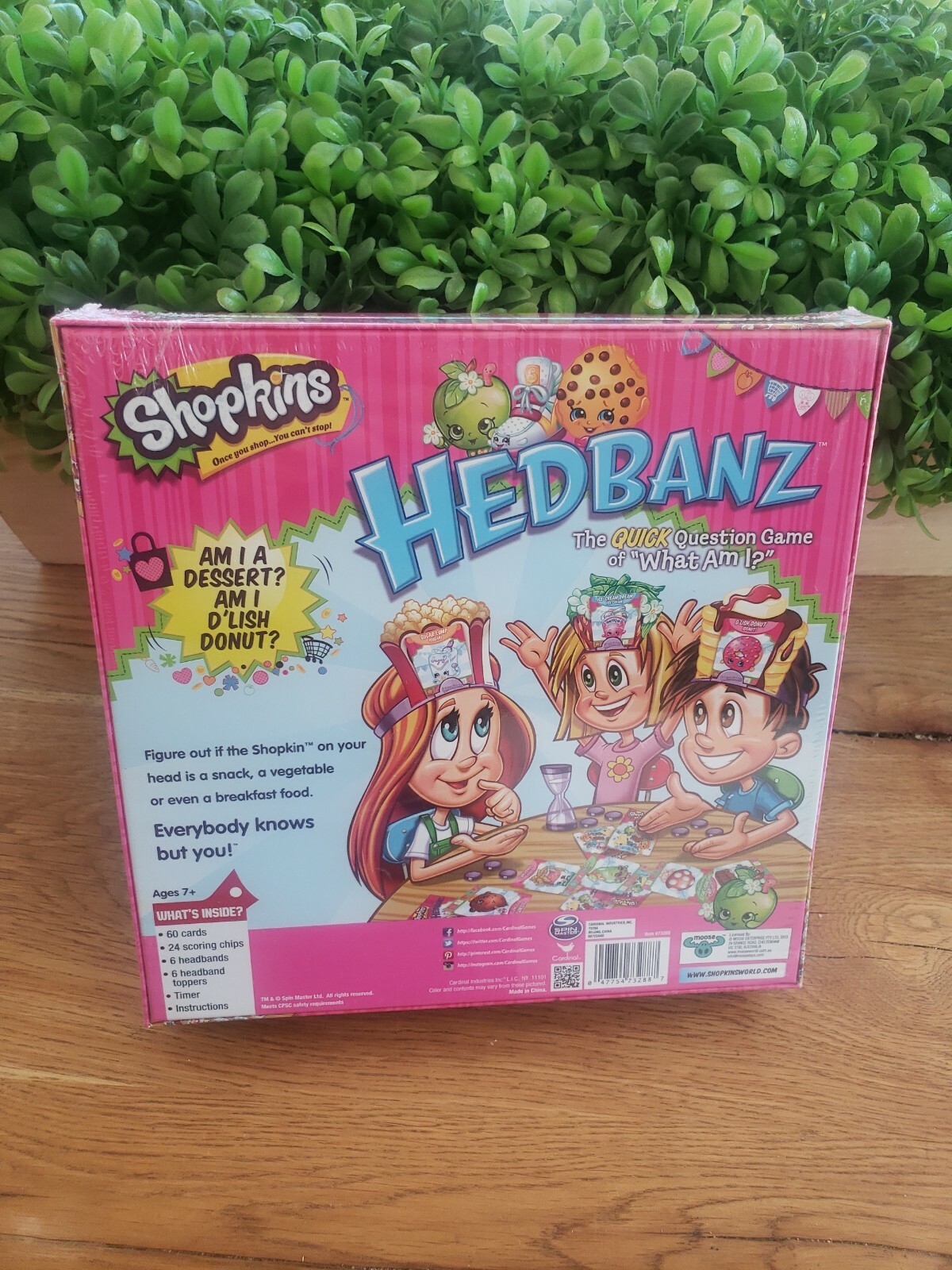 Shopkins HEDBANZ Board Game BRAND NEW Factory Sealed Box | eBay