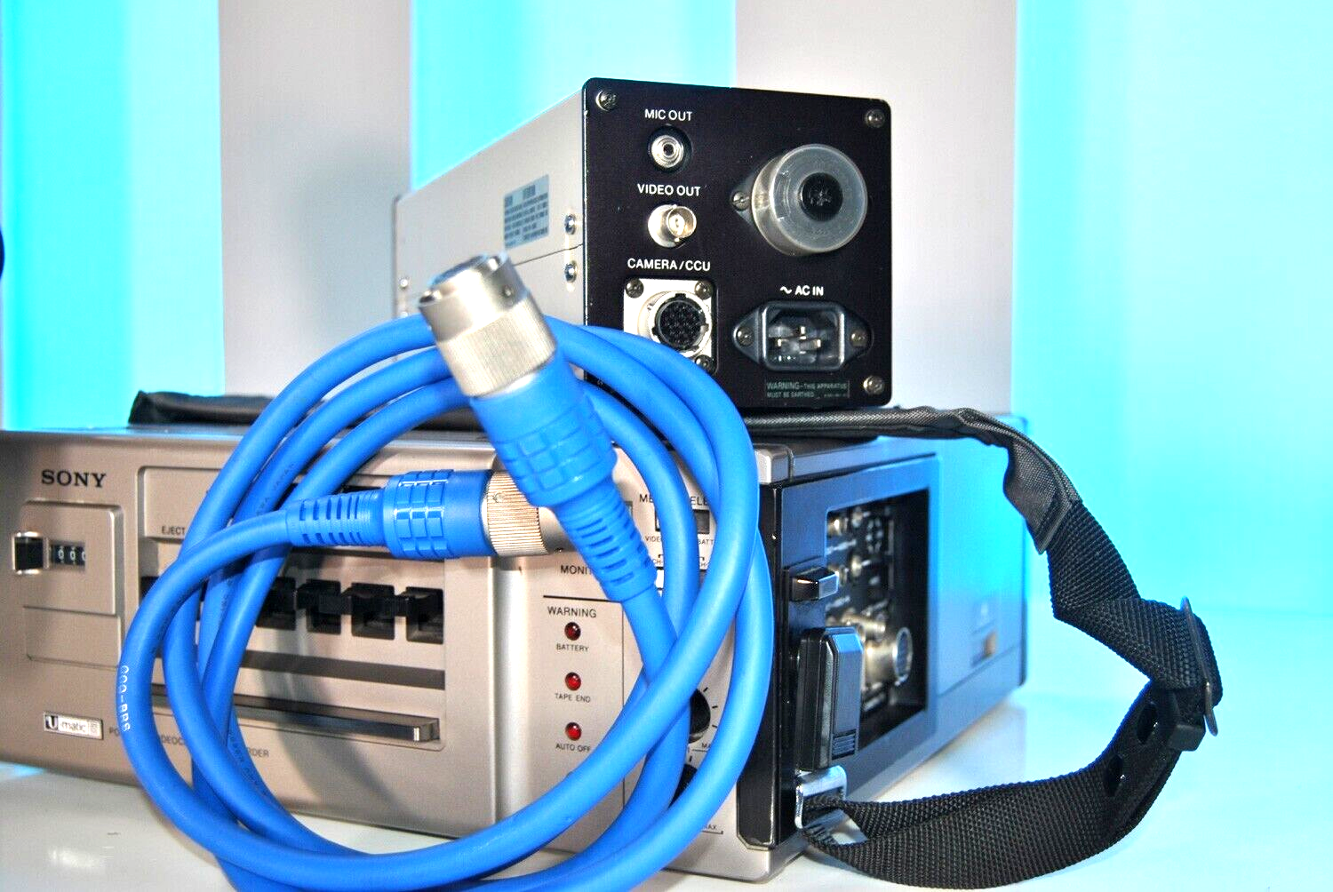 Working Broadcast Vintage VIDEO CAMERA SONY DXC-M3A + VO 4800PS Umatic ...