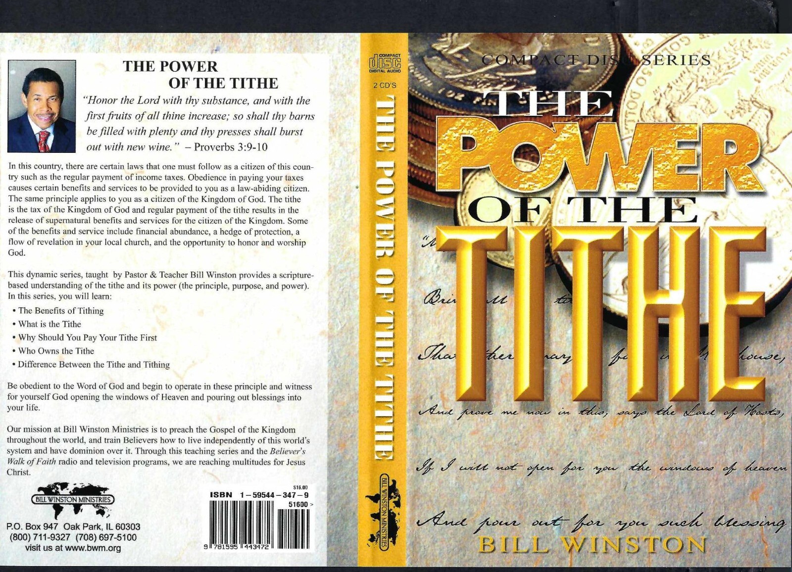 The Power of the Tithe ( 2 Cds ) Bill Winston - Brand New | eBay