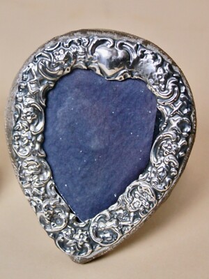 Silver hallmarked Heart Shaped Photo Frame | eBay UK