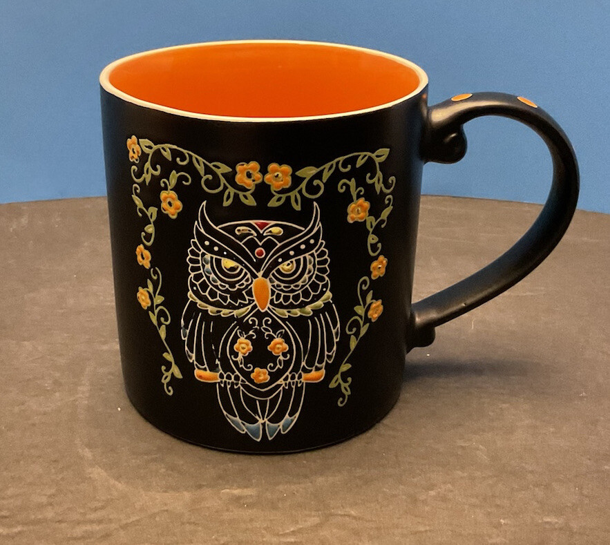 Day of the Dead Owl Halloween MUG BY ELI & ANA FALL CERAMIC COLORFUL | eBay