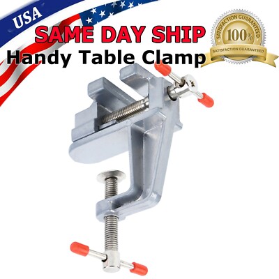 3.5" Miniature Vise Small Jewelers Hobby Clamp On Table Bench Tool Vice ...