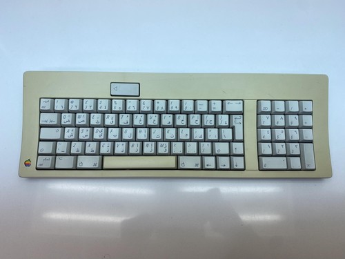 Vintage Apple Keyboard M0118 Salmon ALPS Arabic Key | eBay