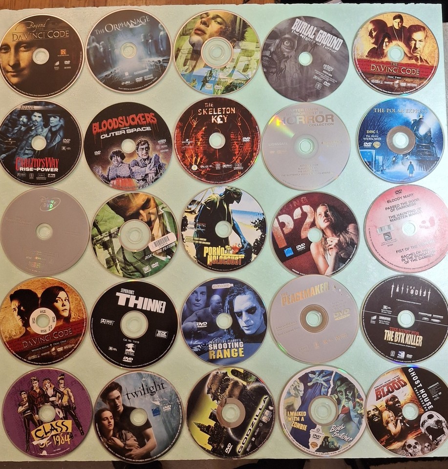 NOT RANDOM SEE PICS! Lot of 80 Movies DVD Loose DVDs Discs Only LOTS OF ...