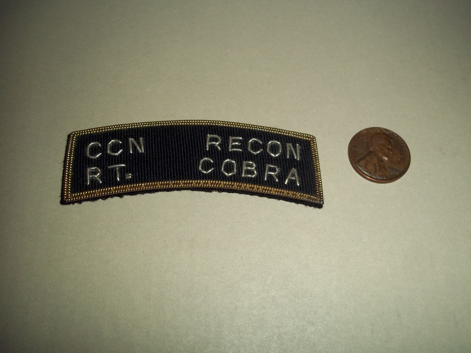 US ARMY RECON TEAM RT CCN COBRA DIVISION BULLION PATCH | eBay