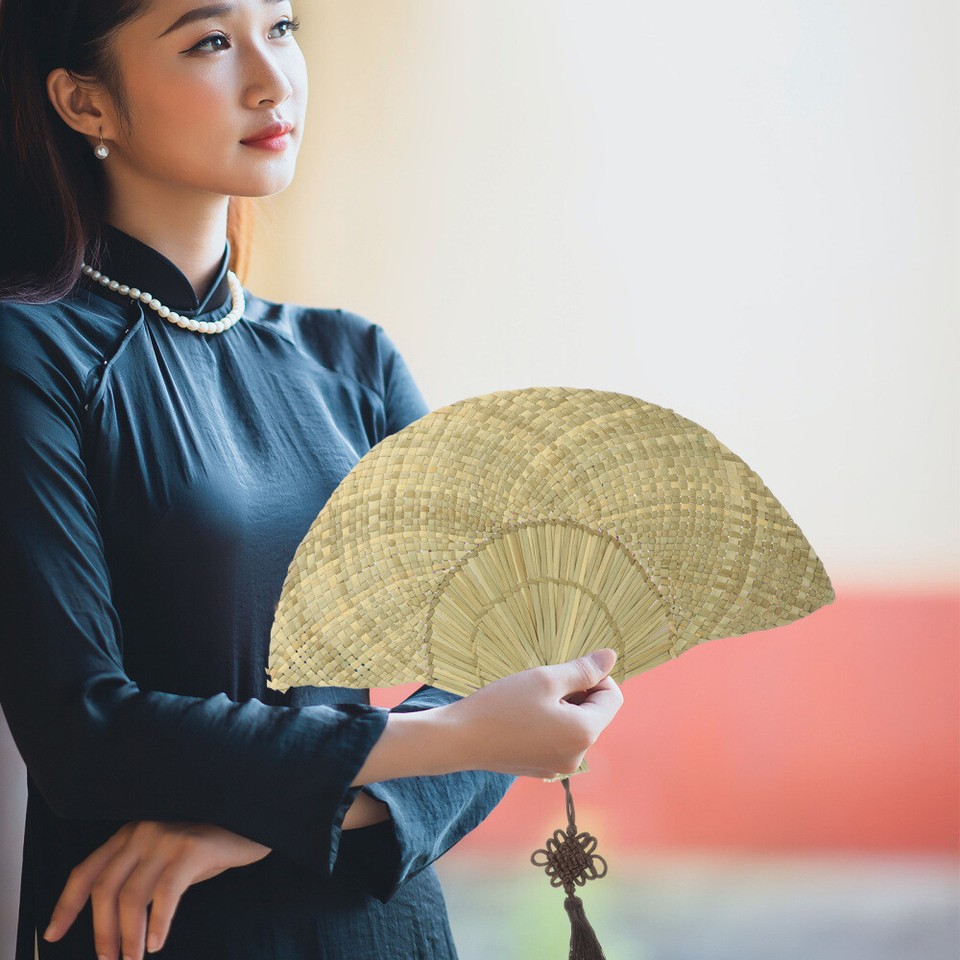 Hand Fan Home Vintage Fan Natural Fan Decoration Hand Fan Vintage ...