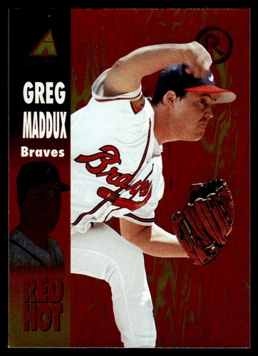 1995 Pinnacle Red Hot Greg Maddux #RH12 | eBay